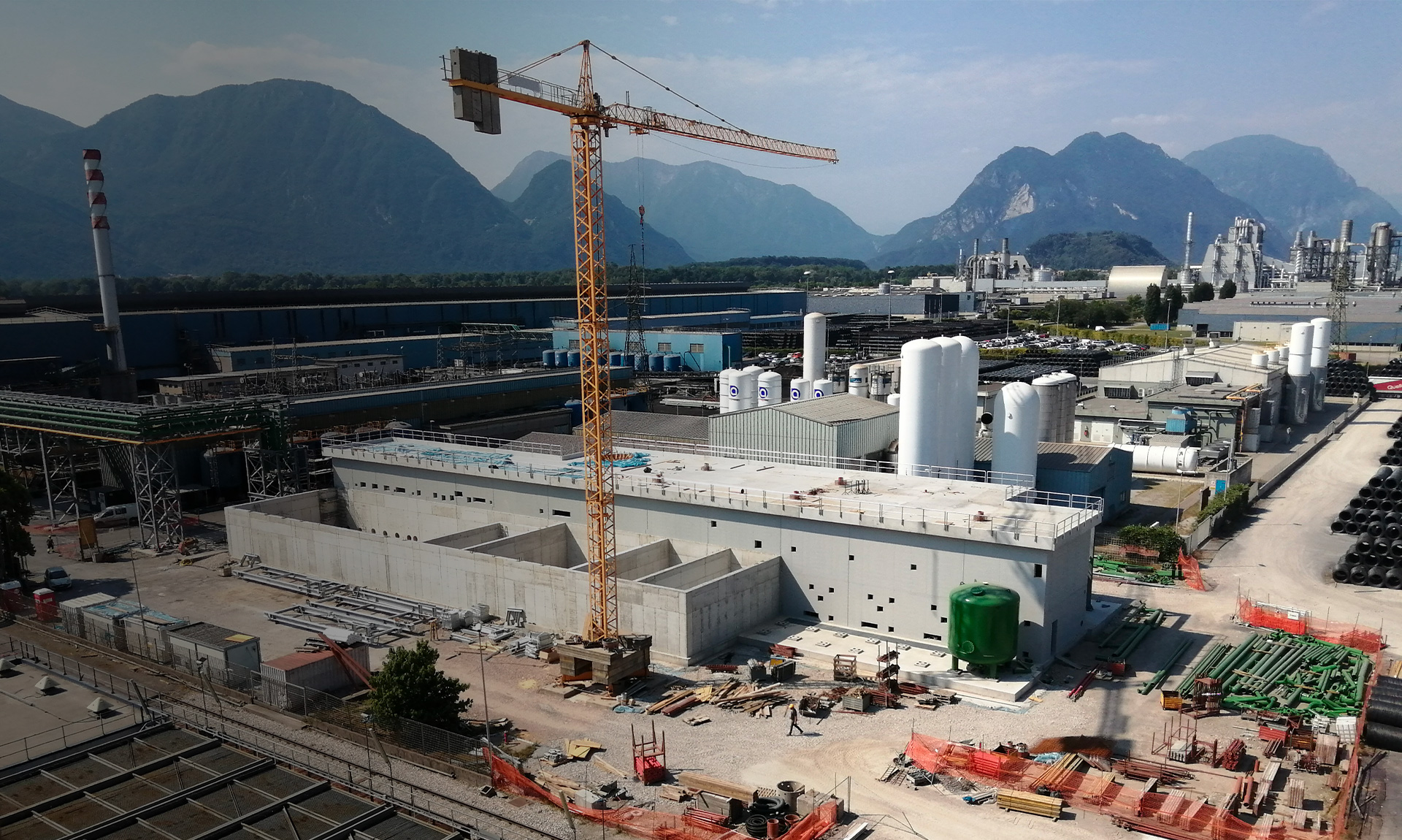 Impianto trattamento acque acciaieria - Ferriere Nord - Frappa